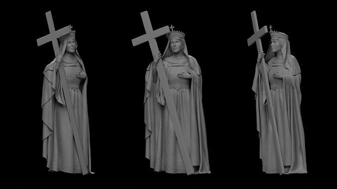Saint Helen of Constantinople for CNC 3D model 3D printable | CGTrader
