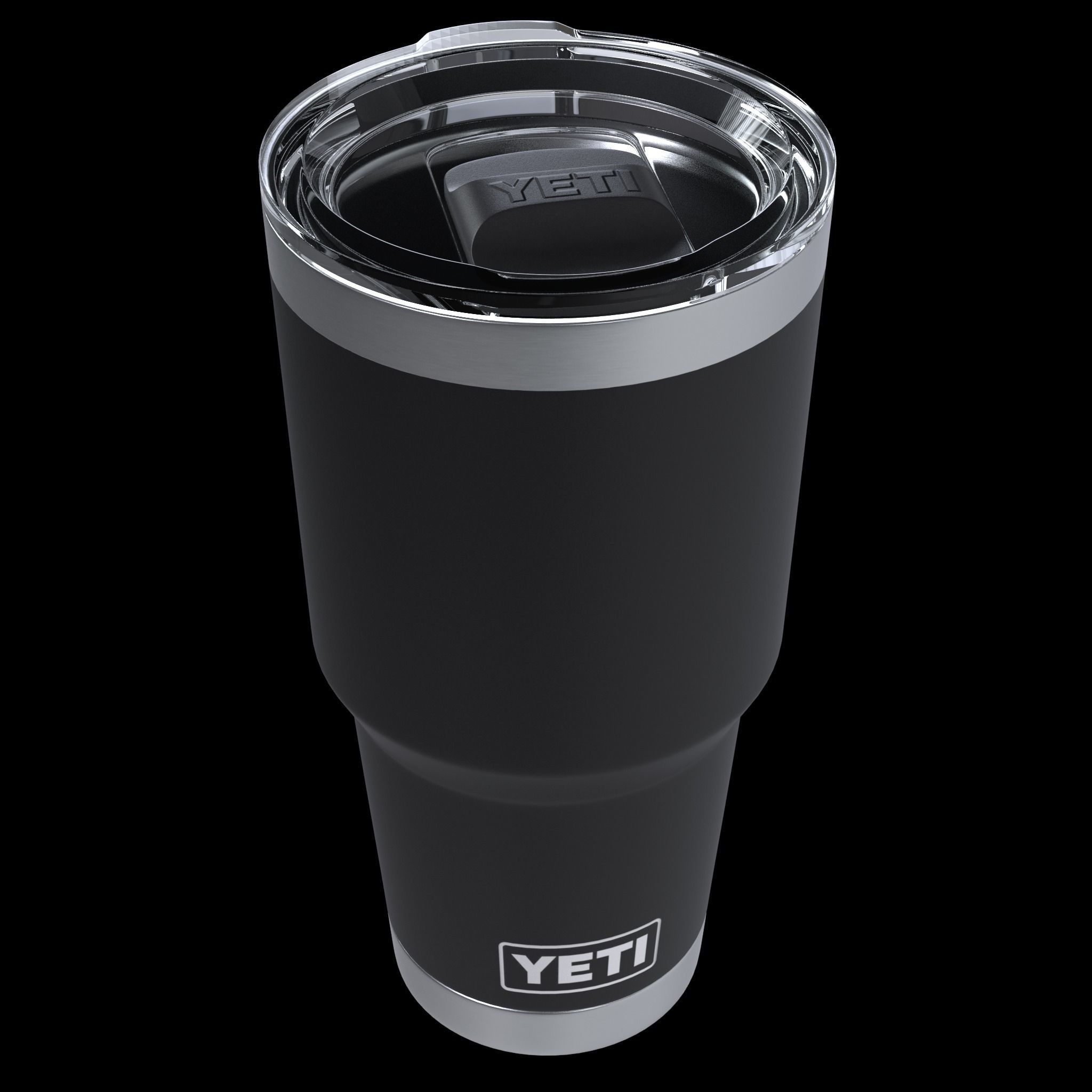 yeti rambler 30 oz black 3D model | CGTrader