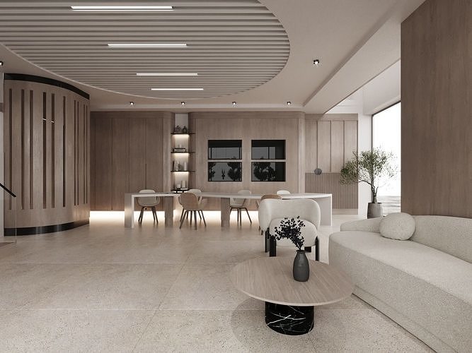 3D model Real Estate Office Designed by FGM VR / AR / low-poly | CGTrader