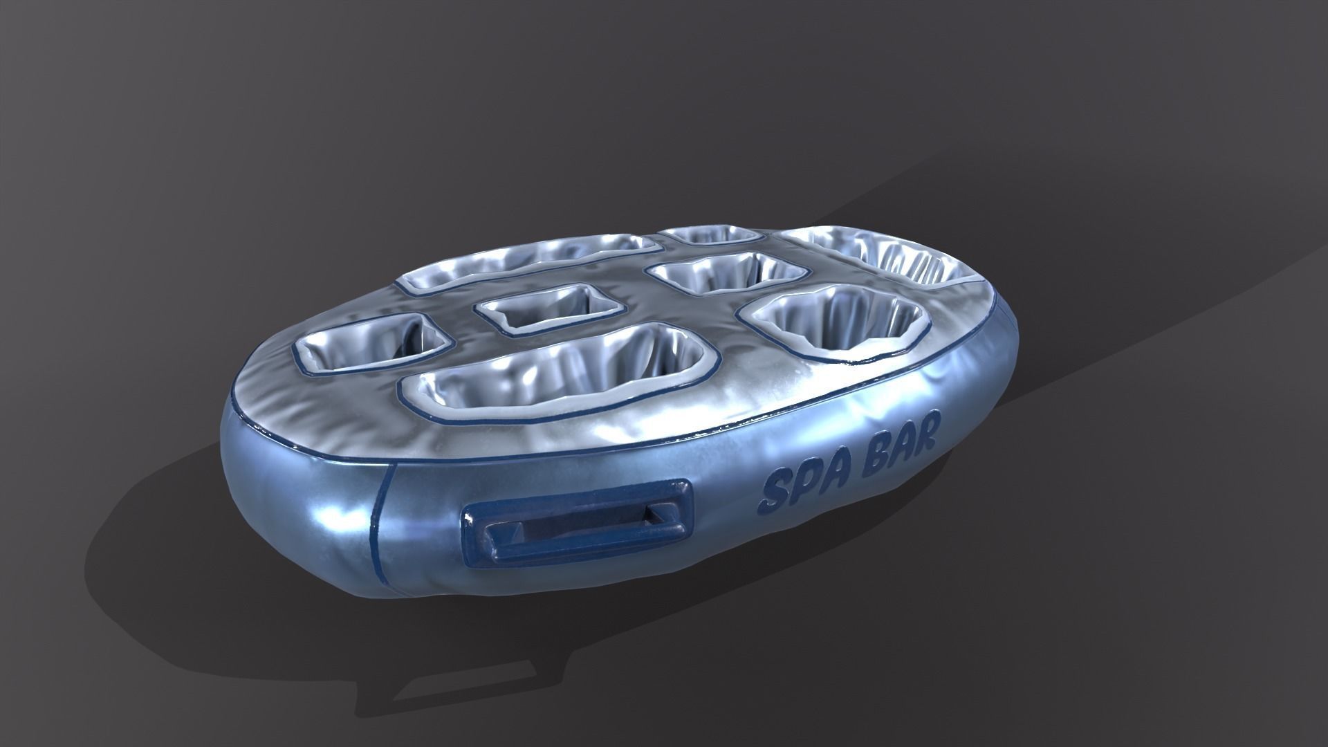 3D model Floating Spa Bar for Pools and Jacuzzis VR / AR / low-poly ...