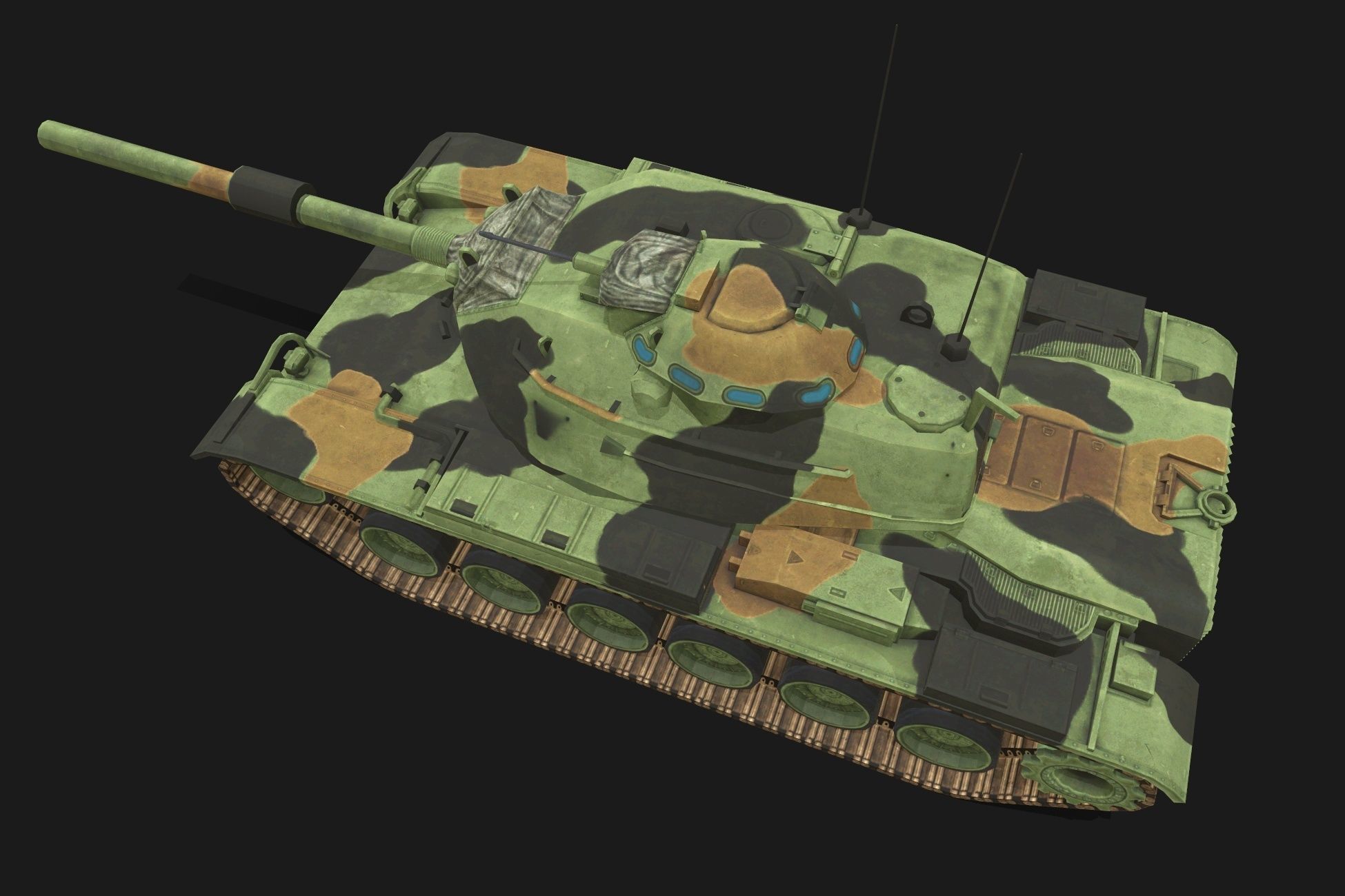 3D model Tank M60 Patton VR / AR / low-poly | CGTrader