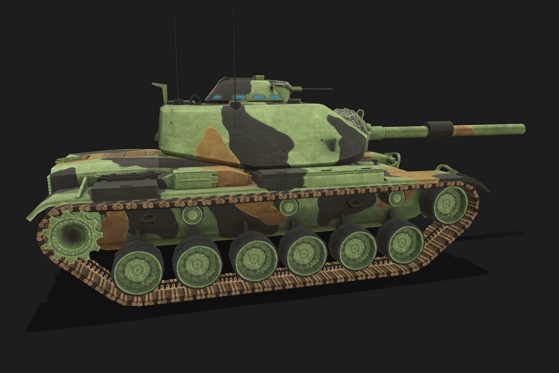 3D model Tank M60 Patton VR / AR / low-poly | CGTrader