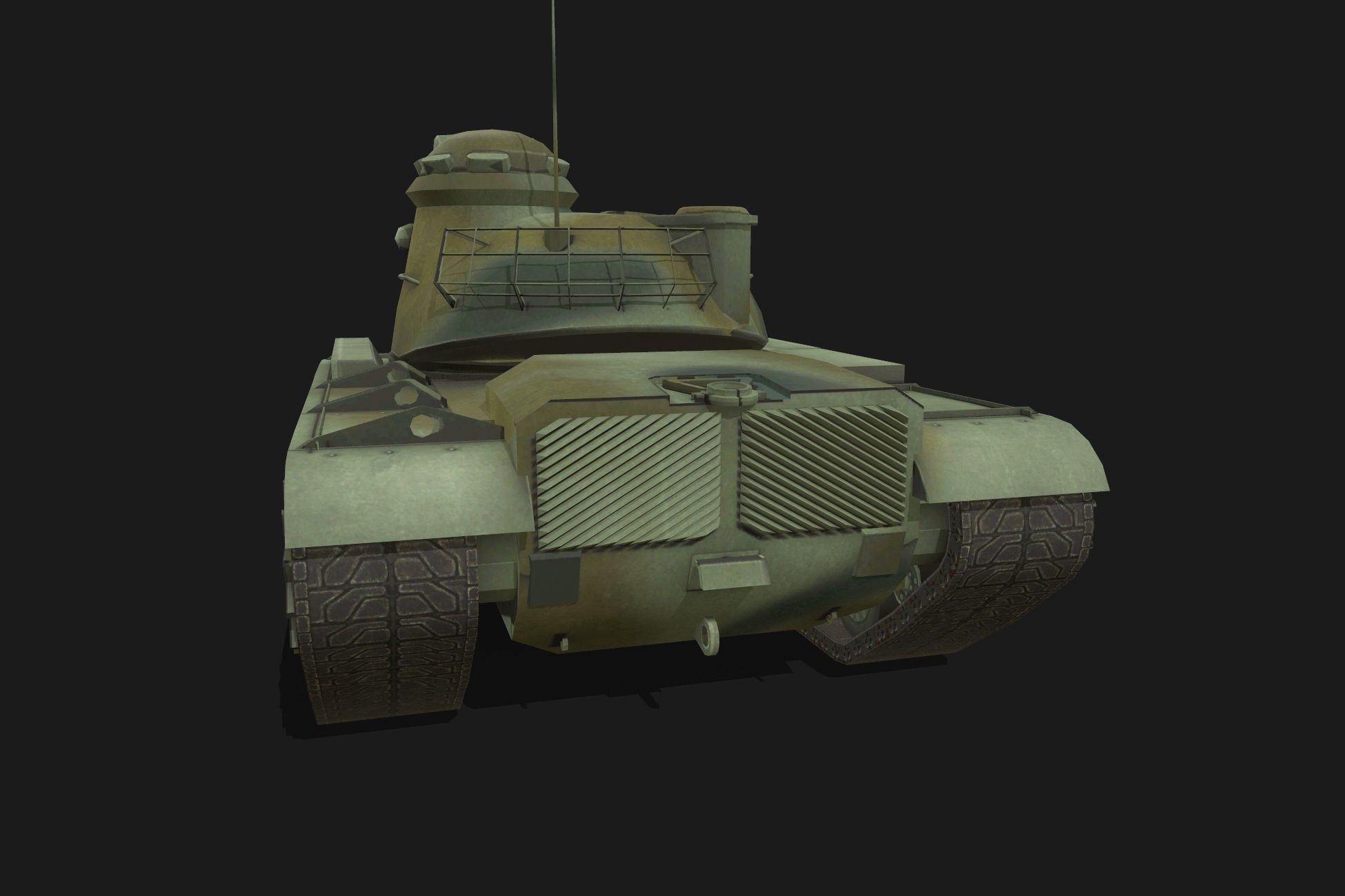 3D model Tank M48 Patton VR / AR / low-poly | CGTrader