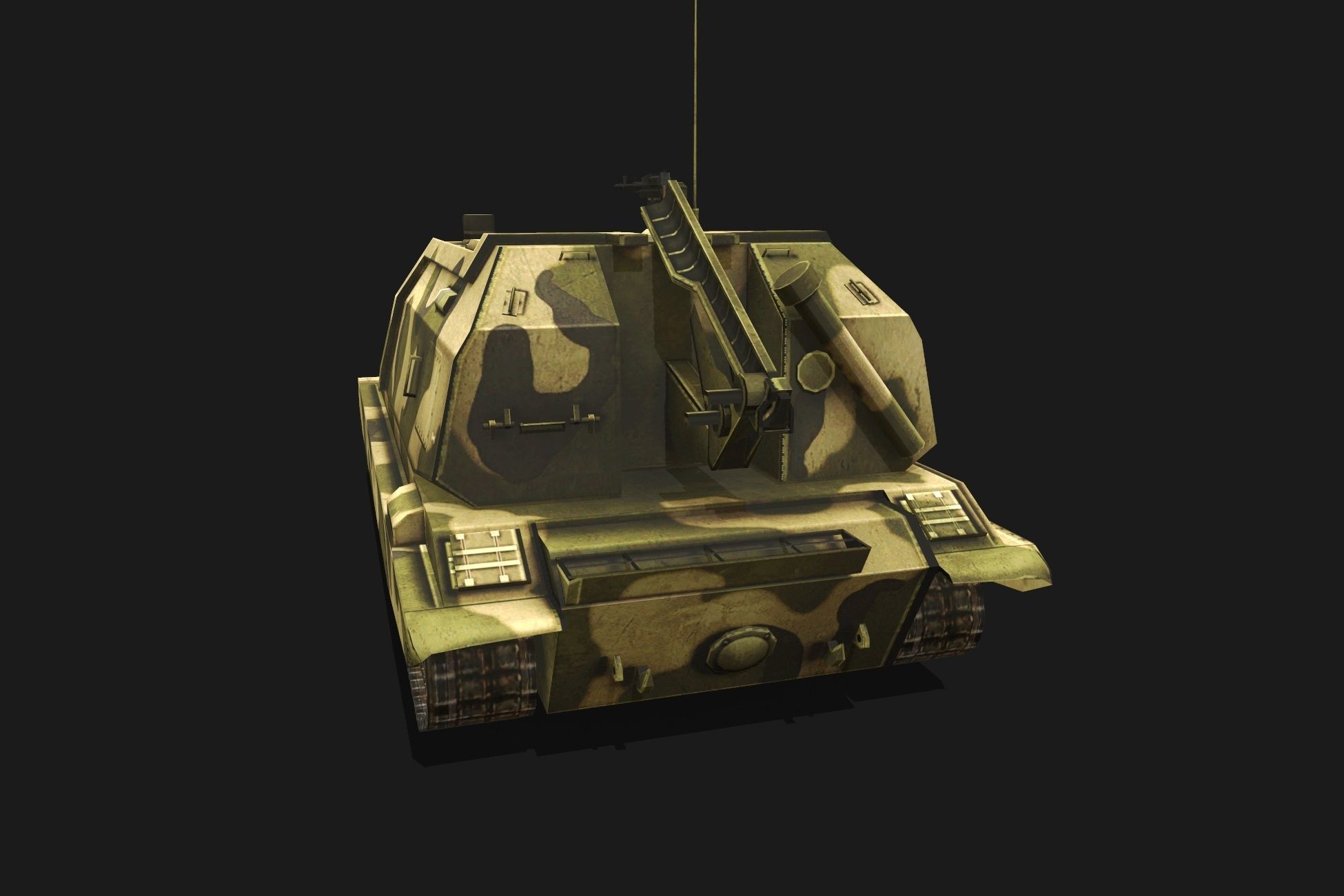 3D model Tank 2C19 VR / AR / low-poly | CGTrader