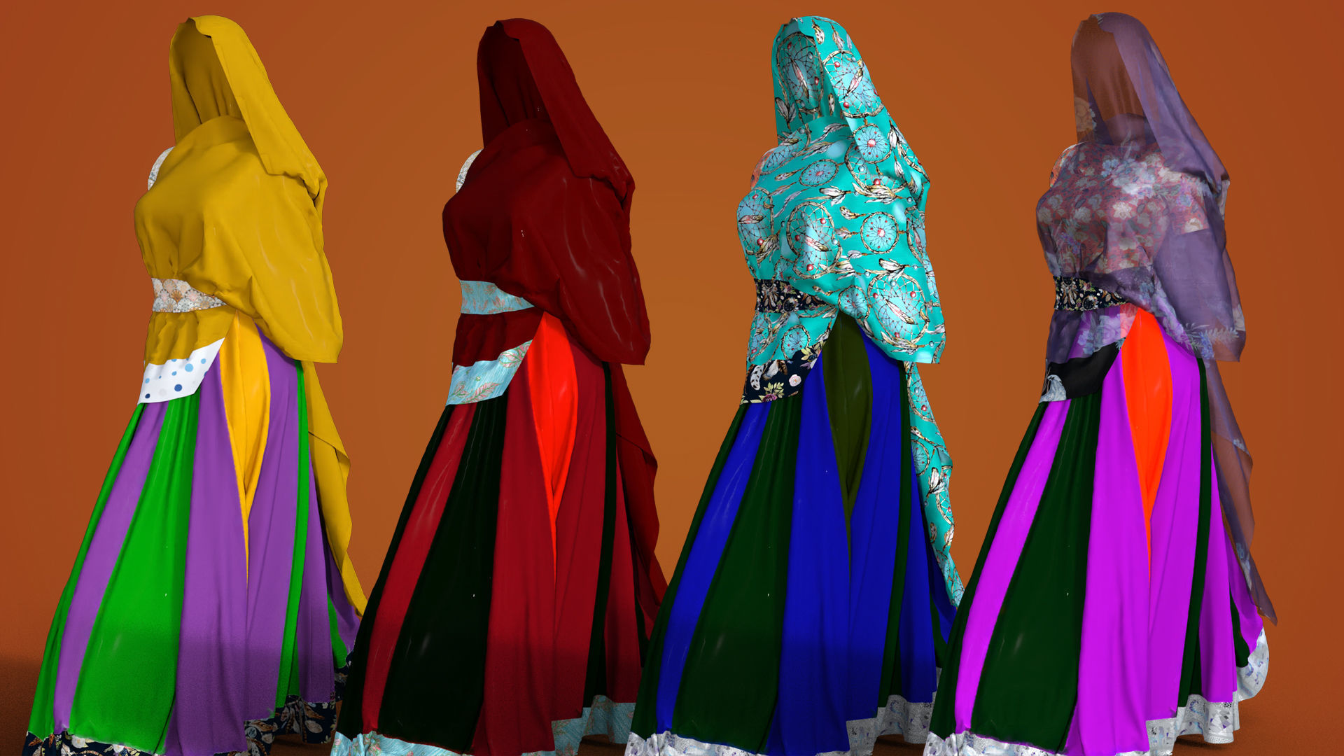 Indian Rajasthani Dress 3D model | CGTrader