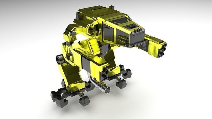 Mech Robot 3D model animated | CGTrader