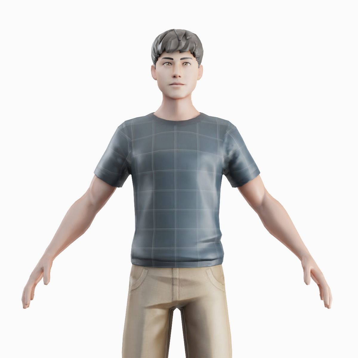 3D model Zack Cartoon Character vers 2 VR / AR / low-poly | CGTrader