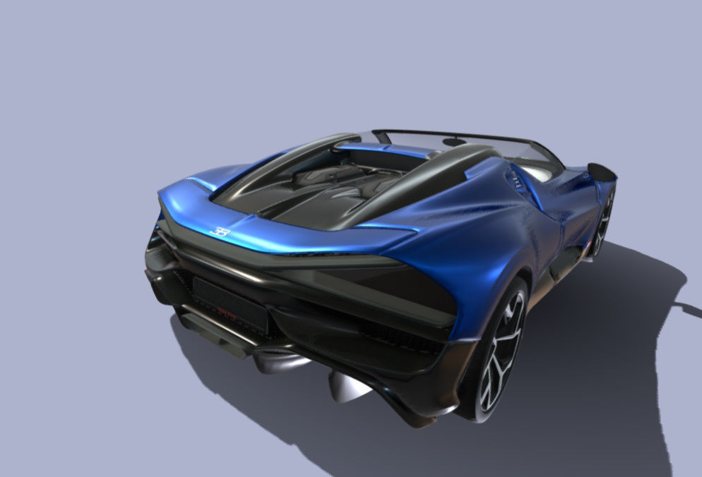 Bugatti mistral 3D model | CGTrader