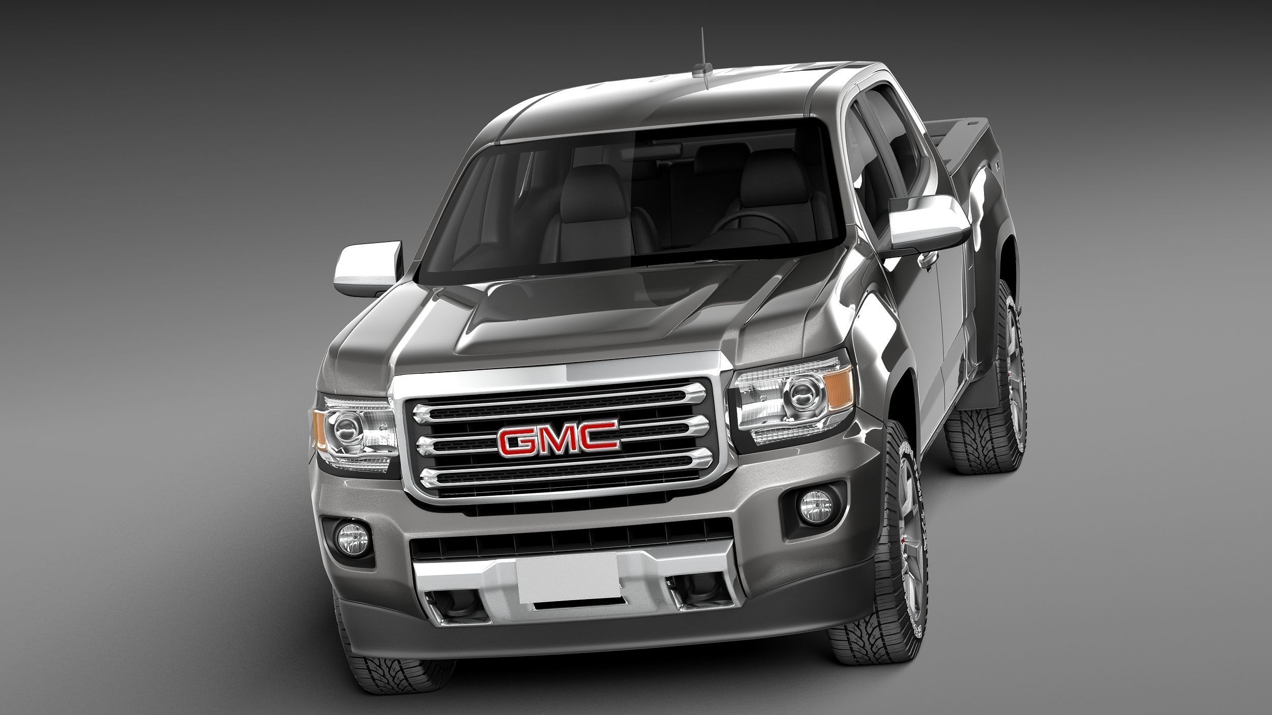 GMC Canyon DoubleCab CG 2015 3D model | CGTrader