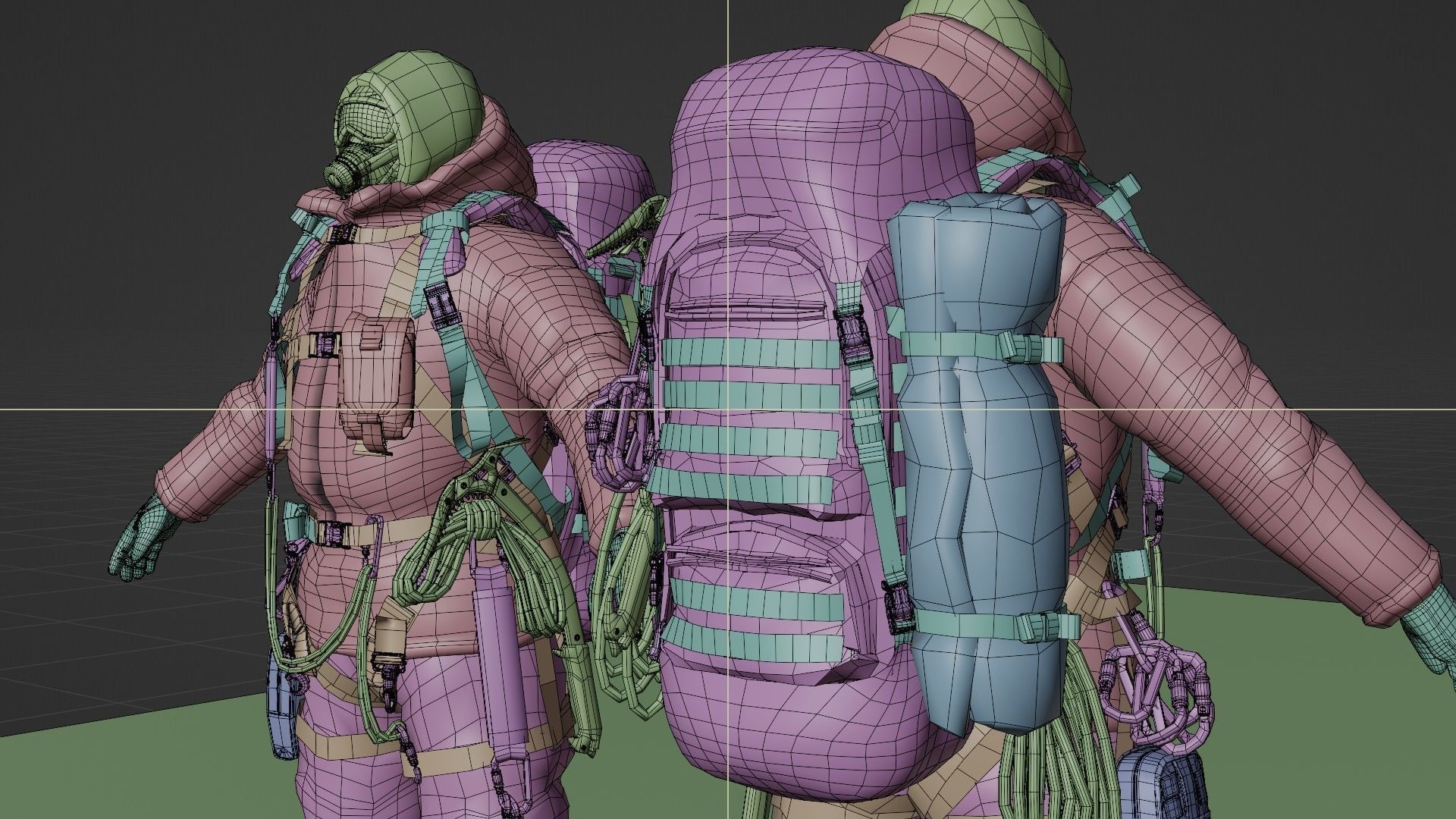 3D model Explorer Mountain Climber VR / AR / low-poly | CGTrader