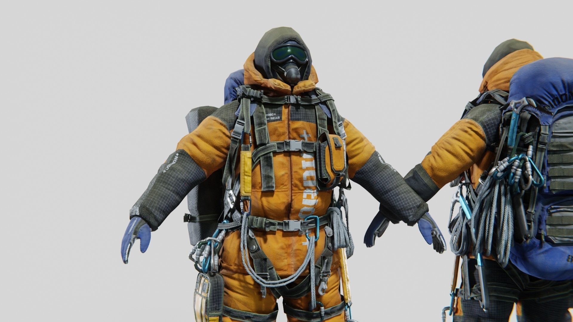 3D model Explorer Mountain Climber VR / AR / low-poly | CGTrader