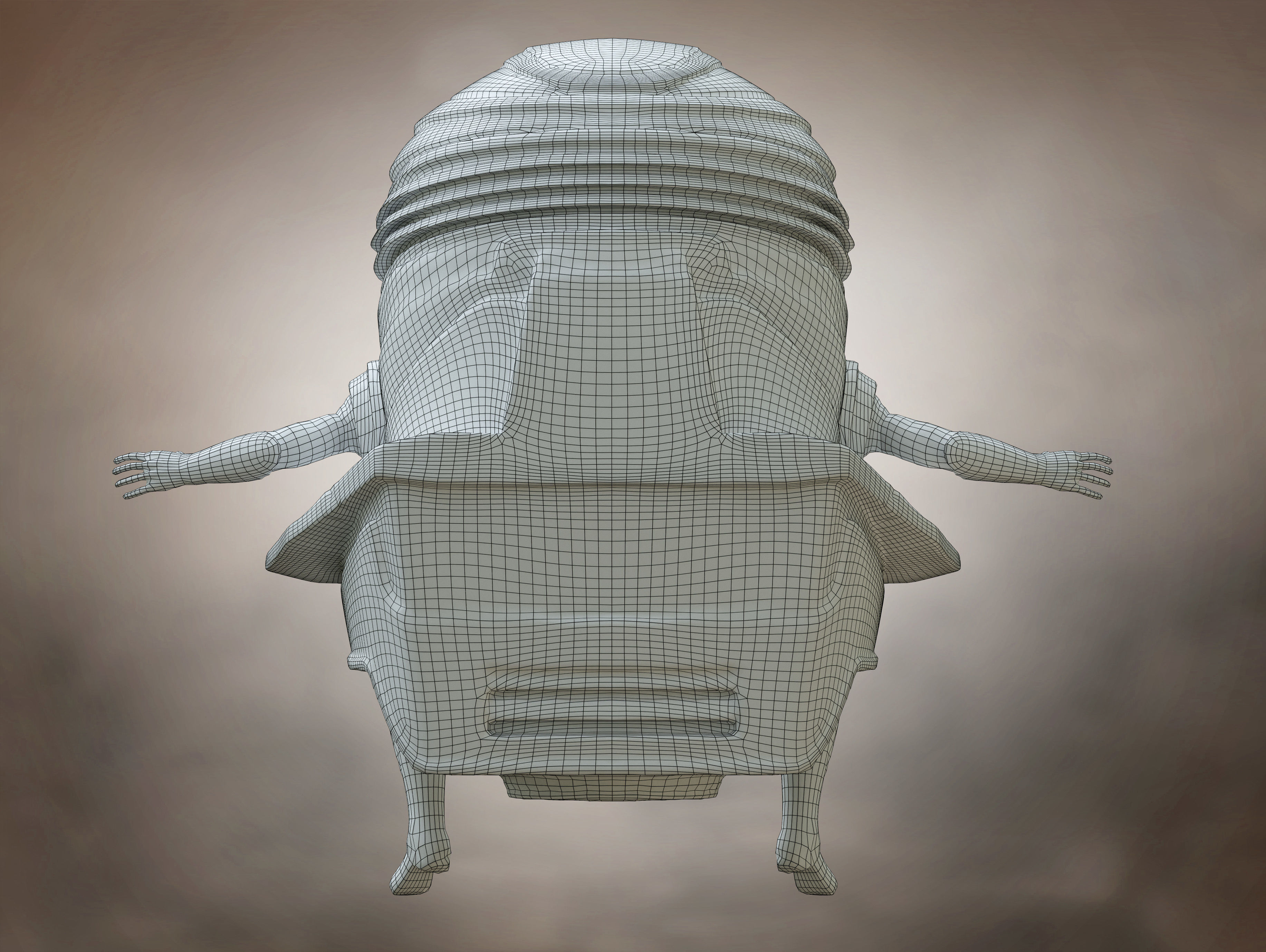 3D model MODOK VR / AR / low-poly rigged | CGTrader