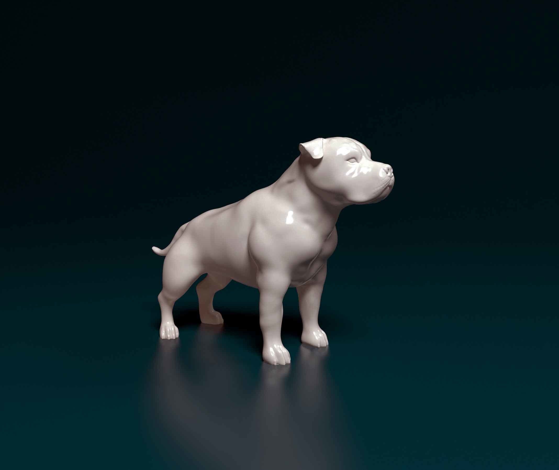 Pitbull 01 3D model 3D printable | CGTrader