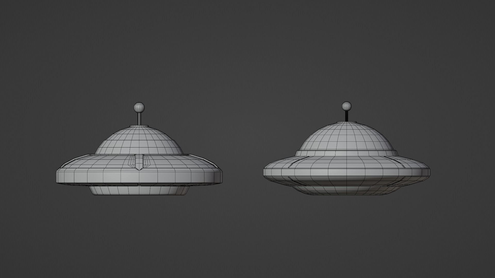 3D model Ufos Ships VR / AR / low-poly | CGTrader