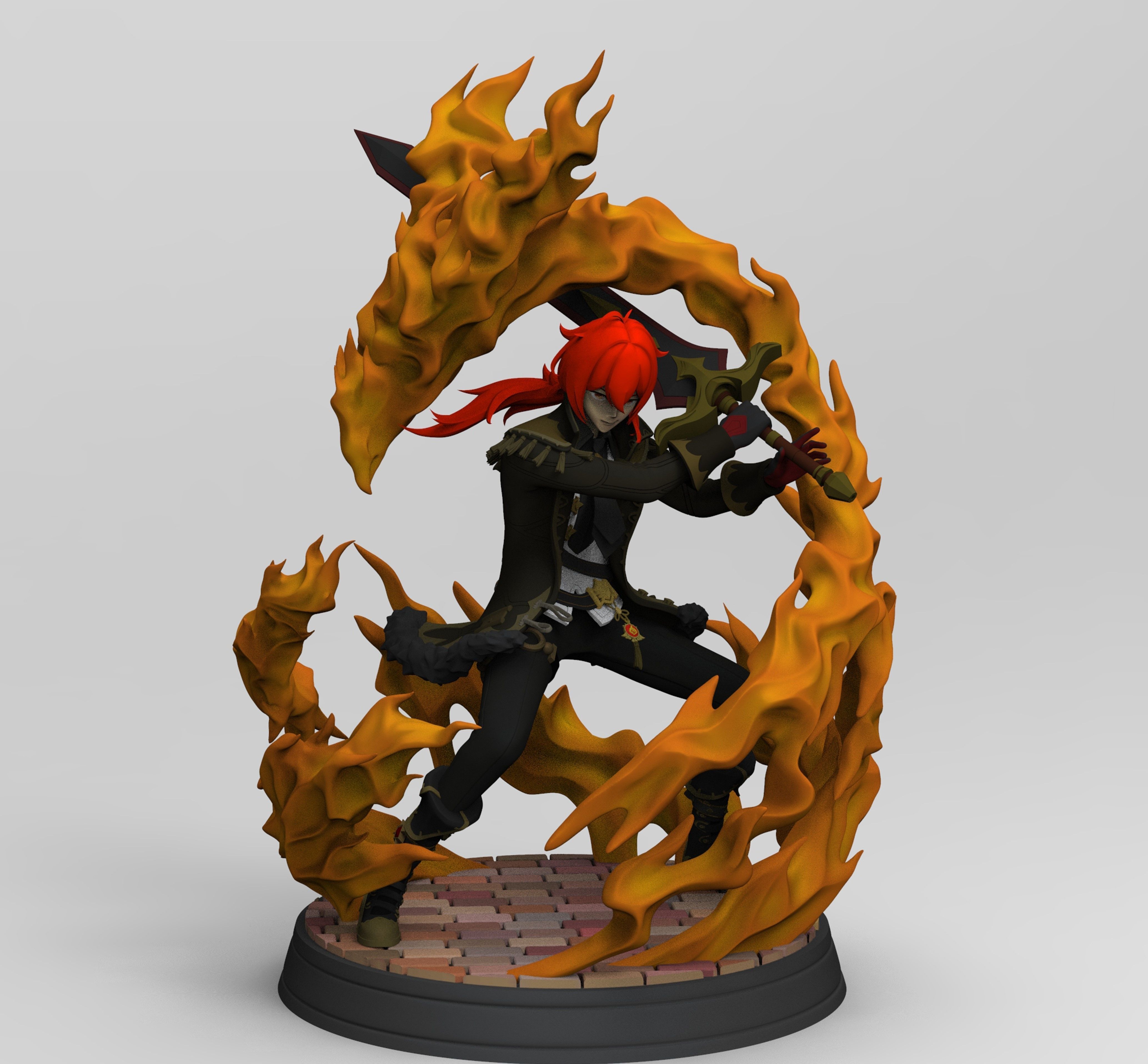 GENSHIN IMPACT - DILUC 3D model | CGTrader