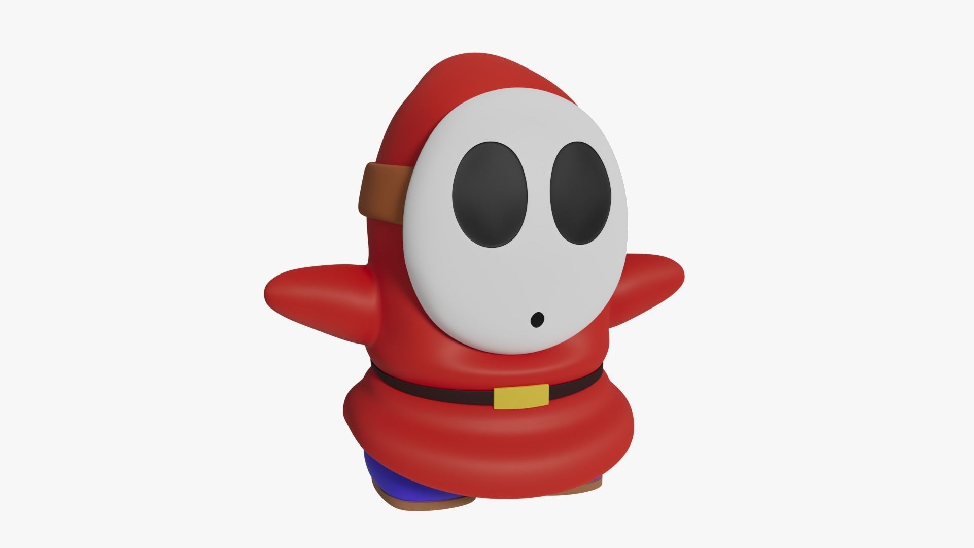 Shy Guy - Mario 3D model | CGTrader