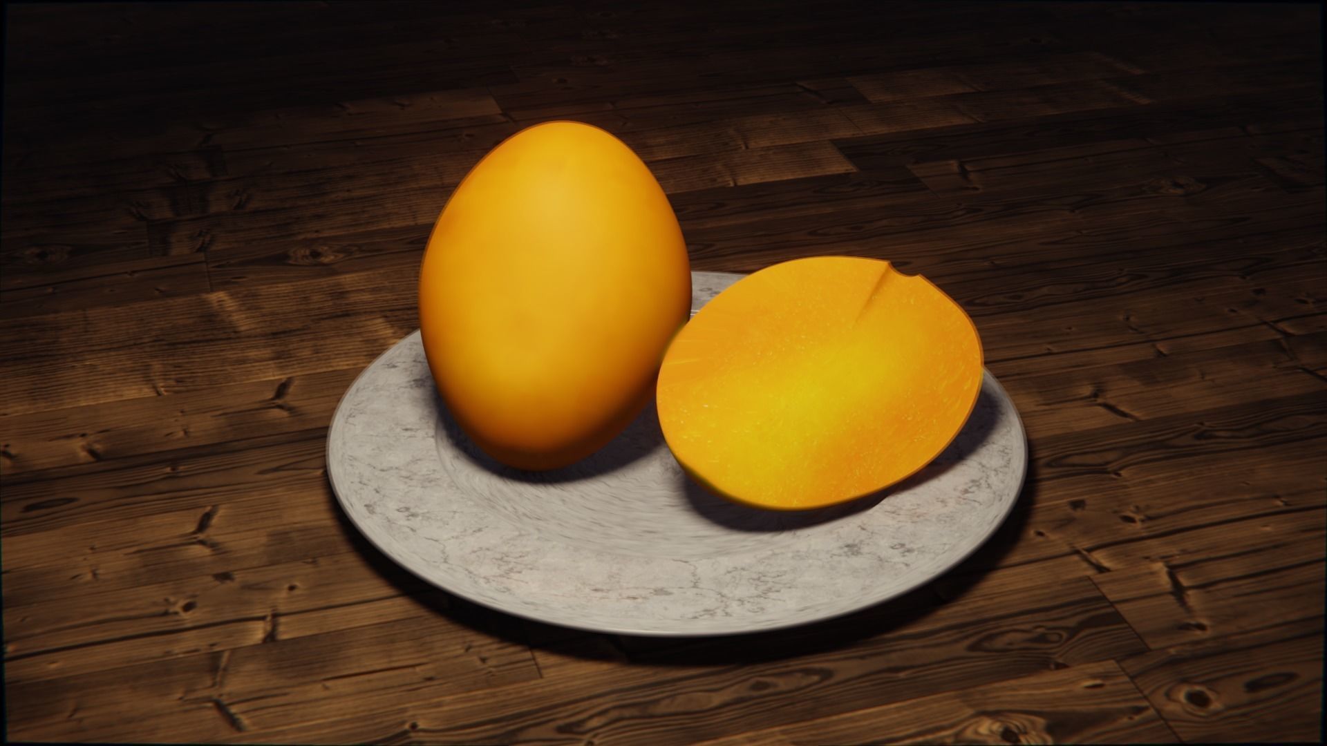 3D model Mango Fruit 3D Model VR / AR / low-poly | CGTrader