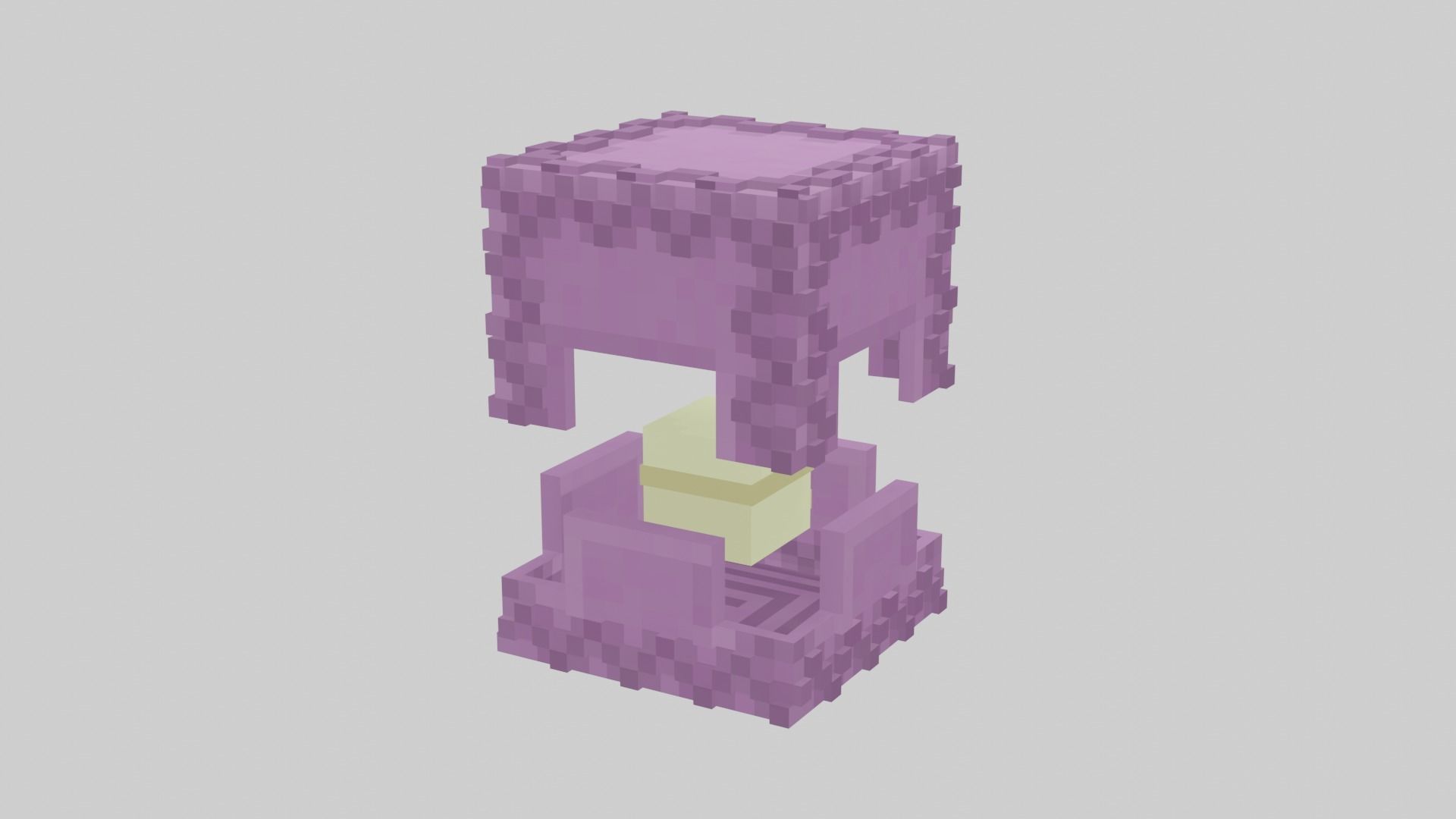 3D model Minecraft Shulker VR / AR / low-poly | CGTrader
