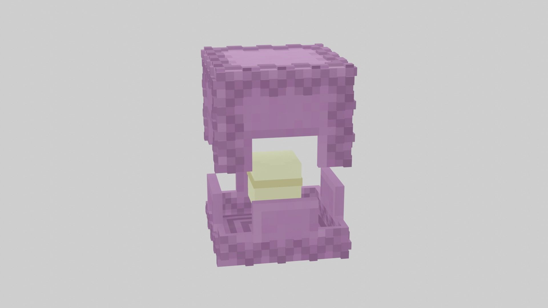 3D model Minecraft Shulker VR / AR / low-poly | CGTrader