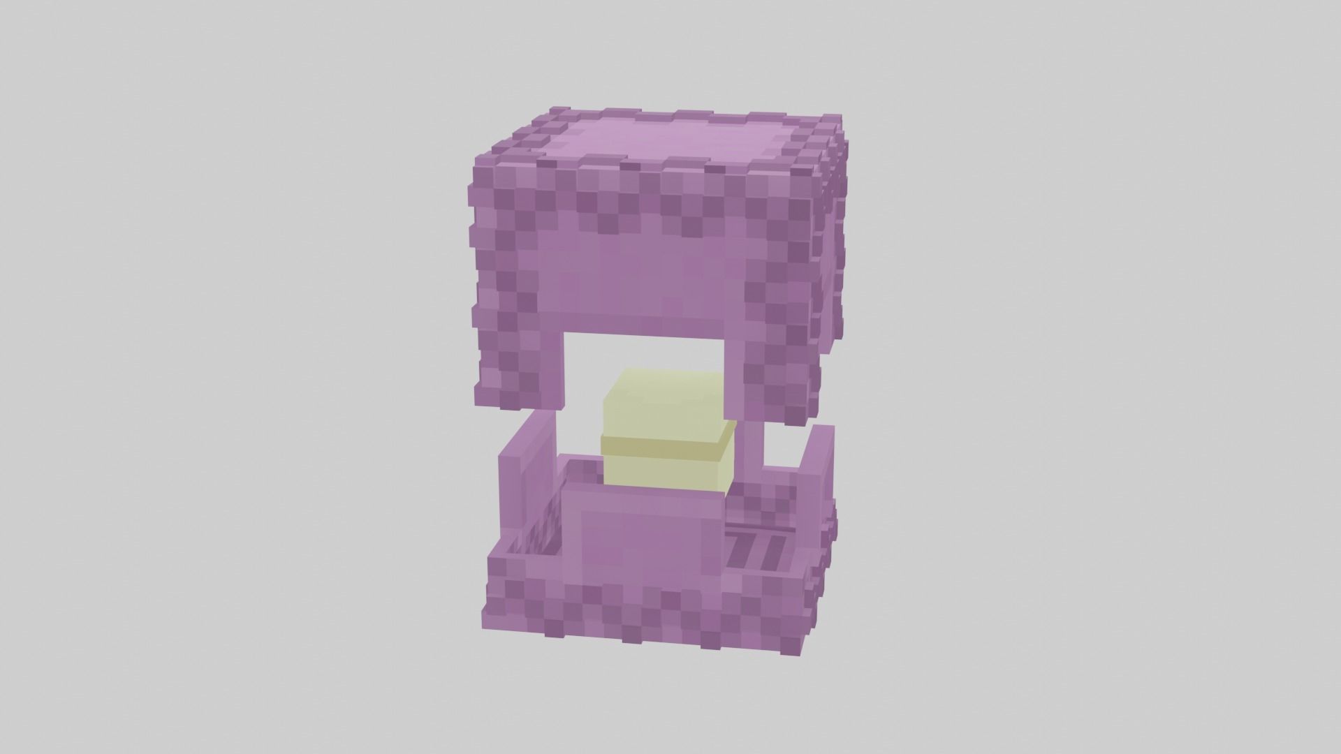 3D model Minecraft Shulker VR / AR / low-poly | CGTrader