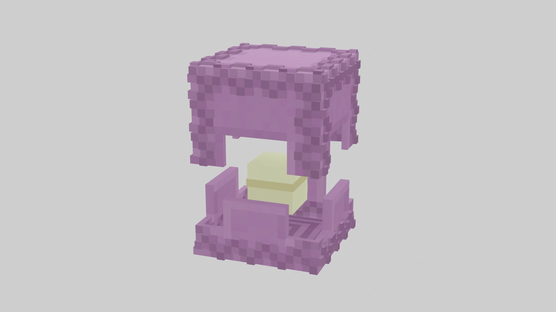 3D model Minecraft Shulker VR / AR / low-poly | CGTrader