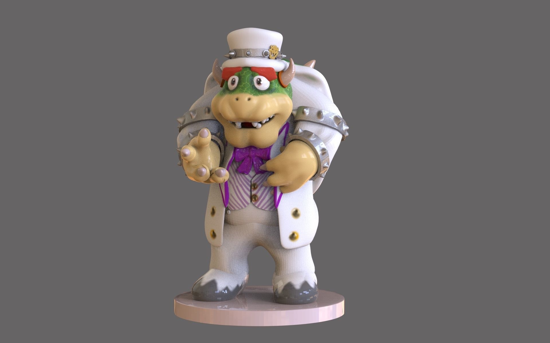 Bowser Bridal 3D model 3D printable | CGTrader
