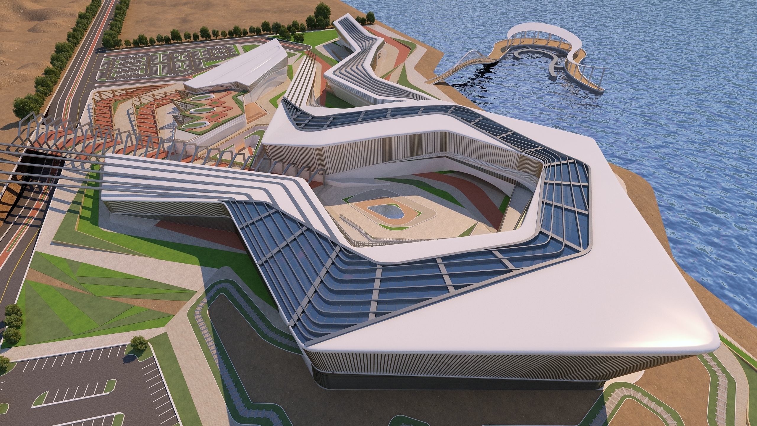 0176 - Geological Museum Architecture 3D Project - 2D Drawings 3D model ...