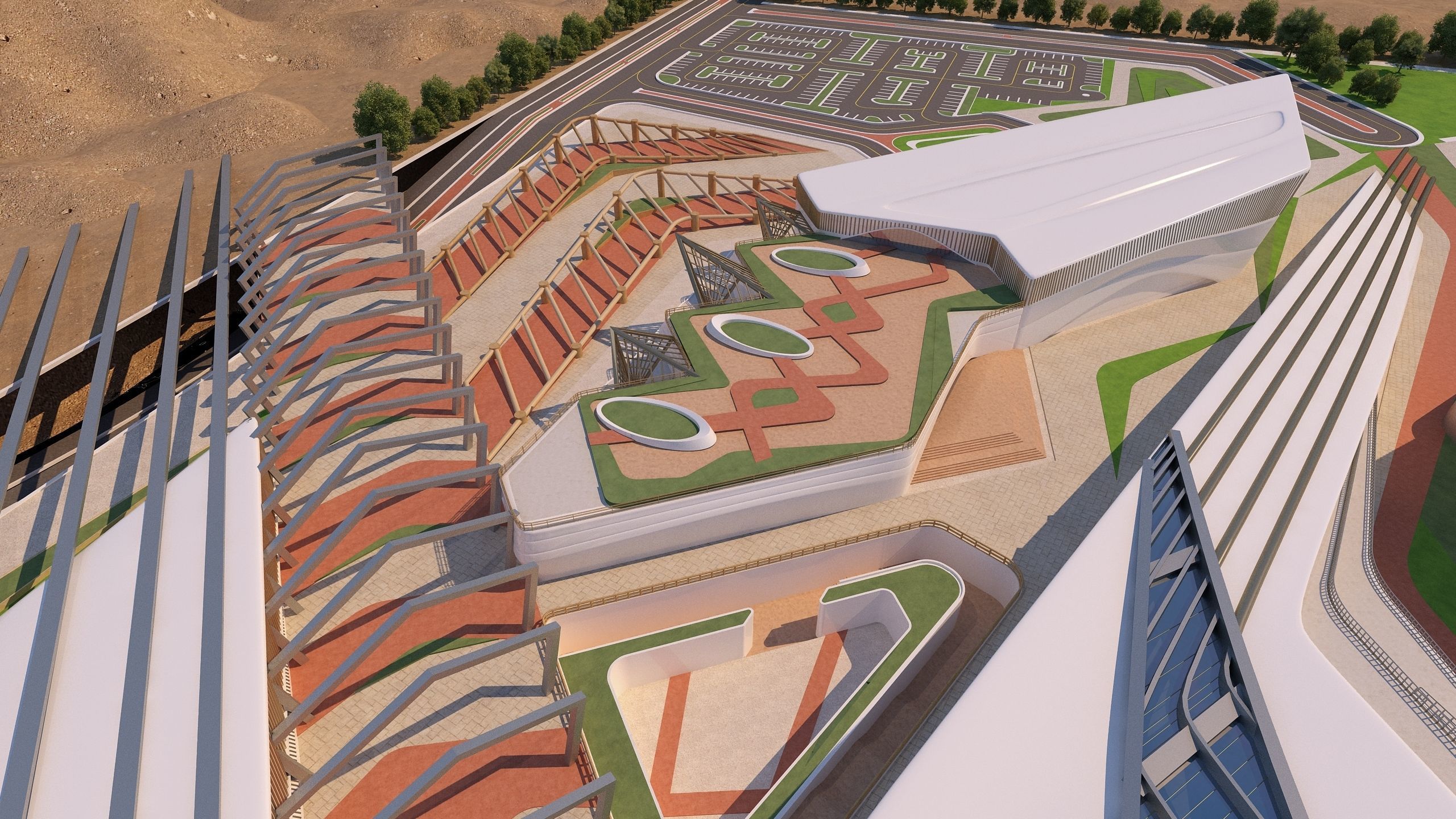 0176 - Geological Museum Architecture 3D Project - 2D Drawings 3D model ...