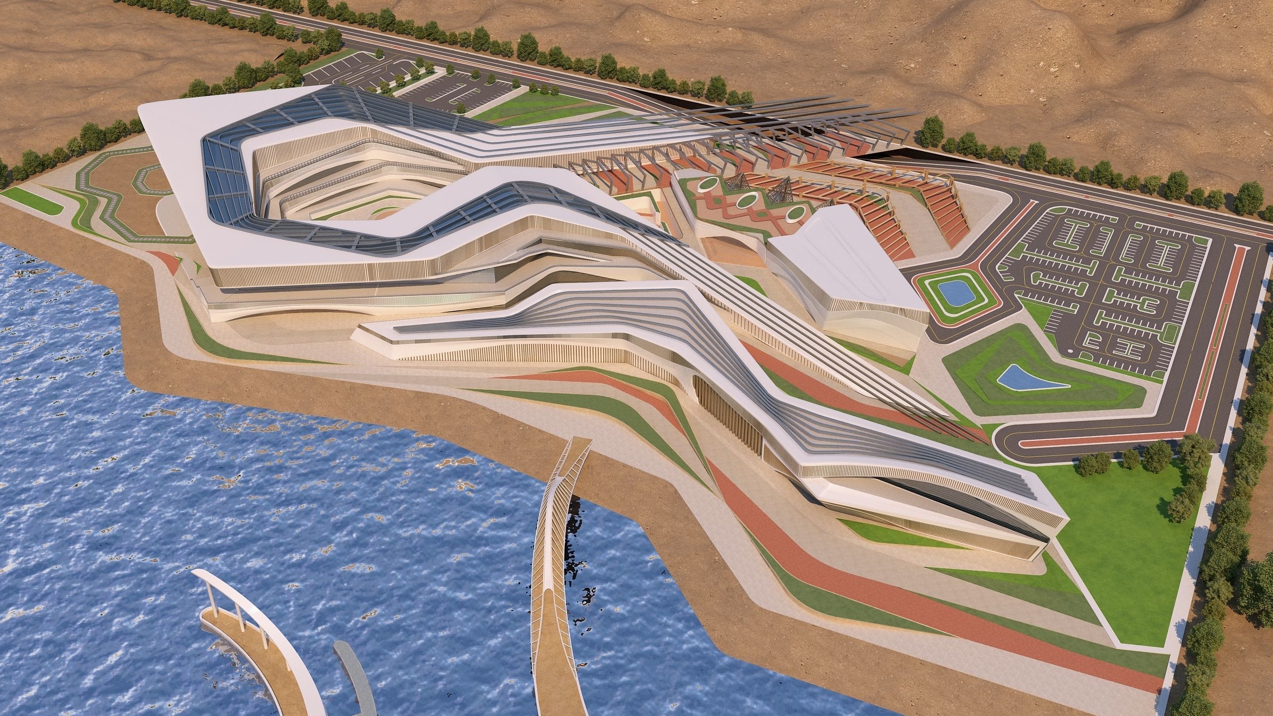 0176 - Geological Museum Architecture 3D Project - 2D Drawings 3D model ...