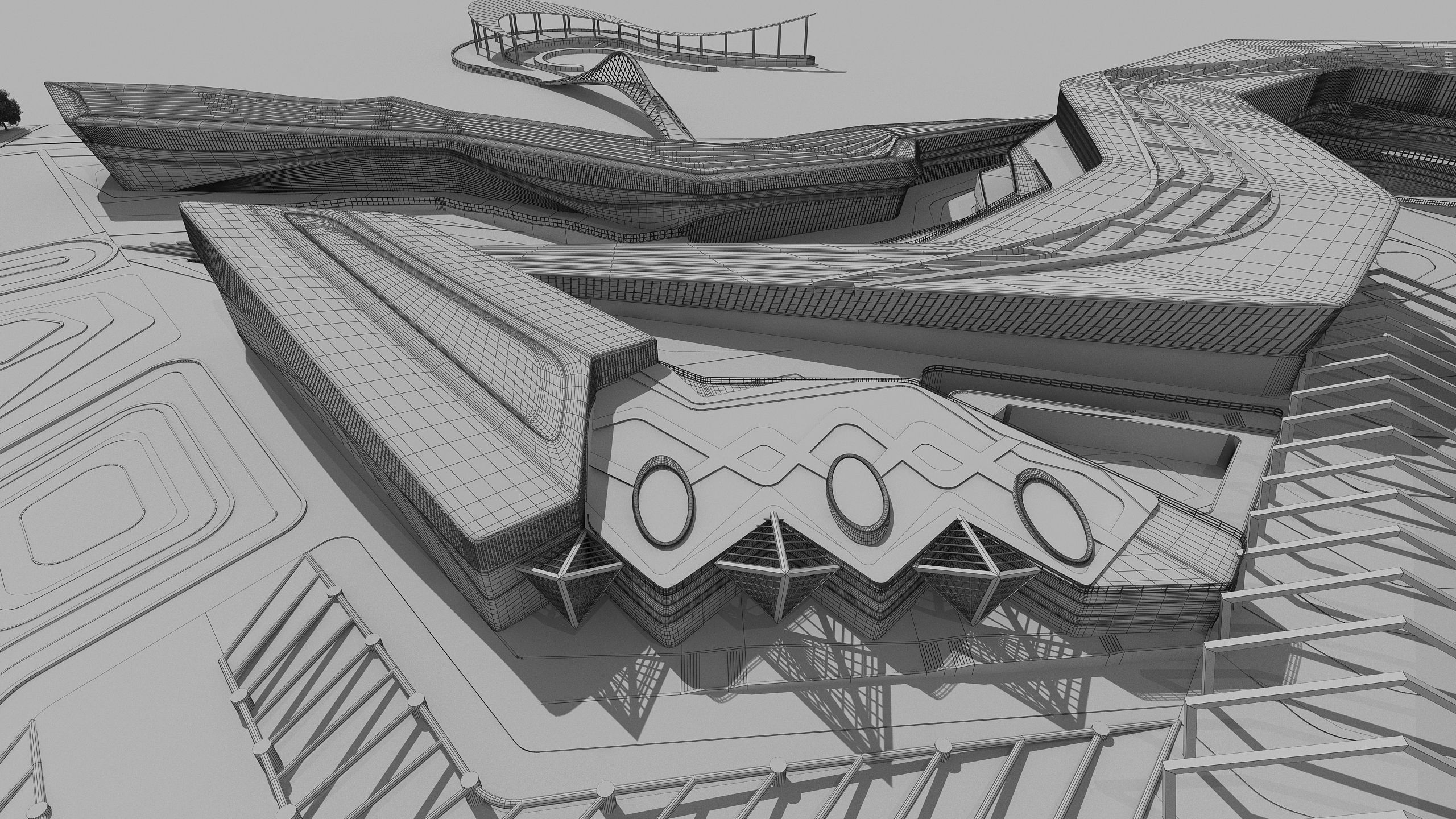 0176 - Geological Museum Architecture 3D Project - 2D Drawings 3D model ...