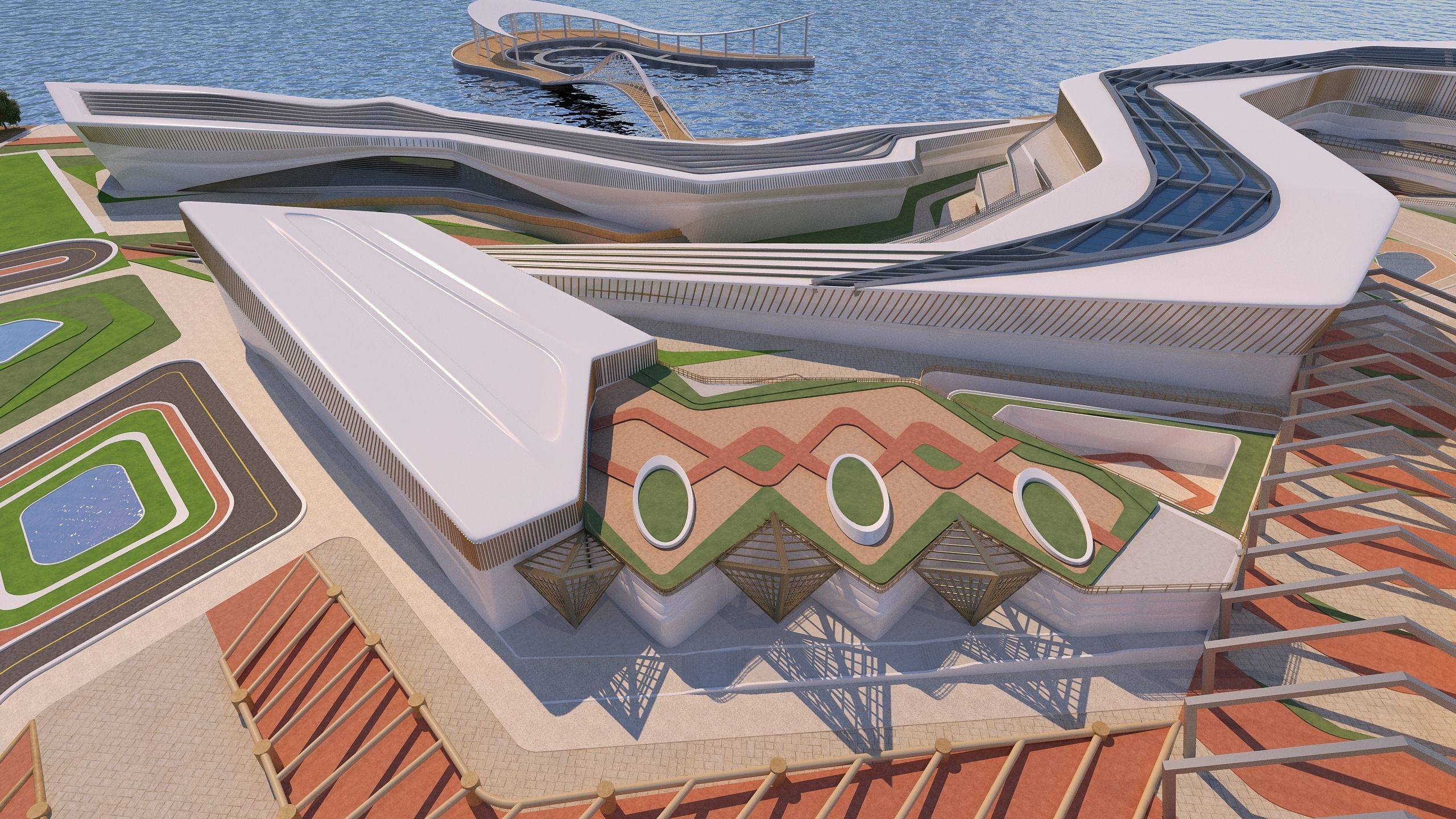 0176 - Geological Museum Architecture 3D Project - 2D Drawings 3D model ...