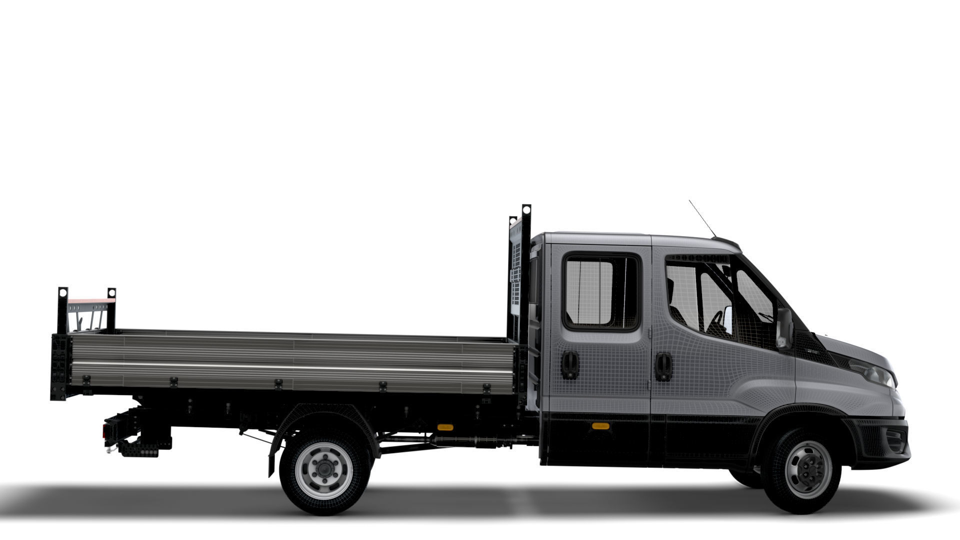 Iveco Daily Crew Cab Tipper 2023 3D model | CGTrader
