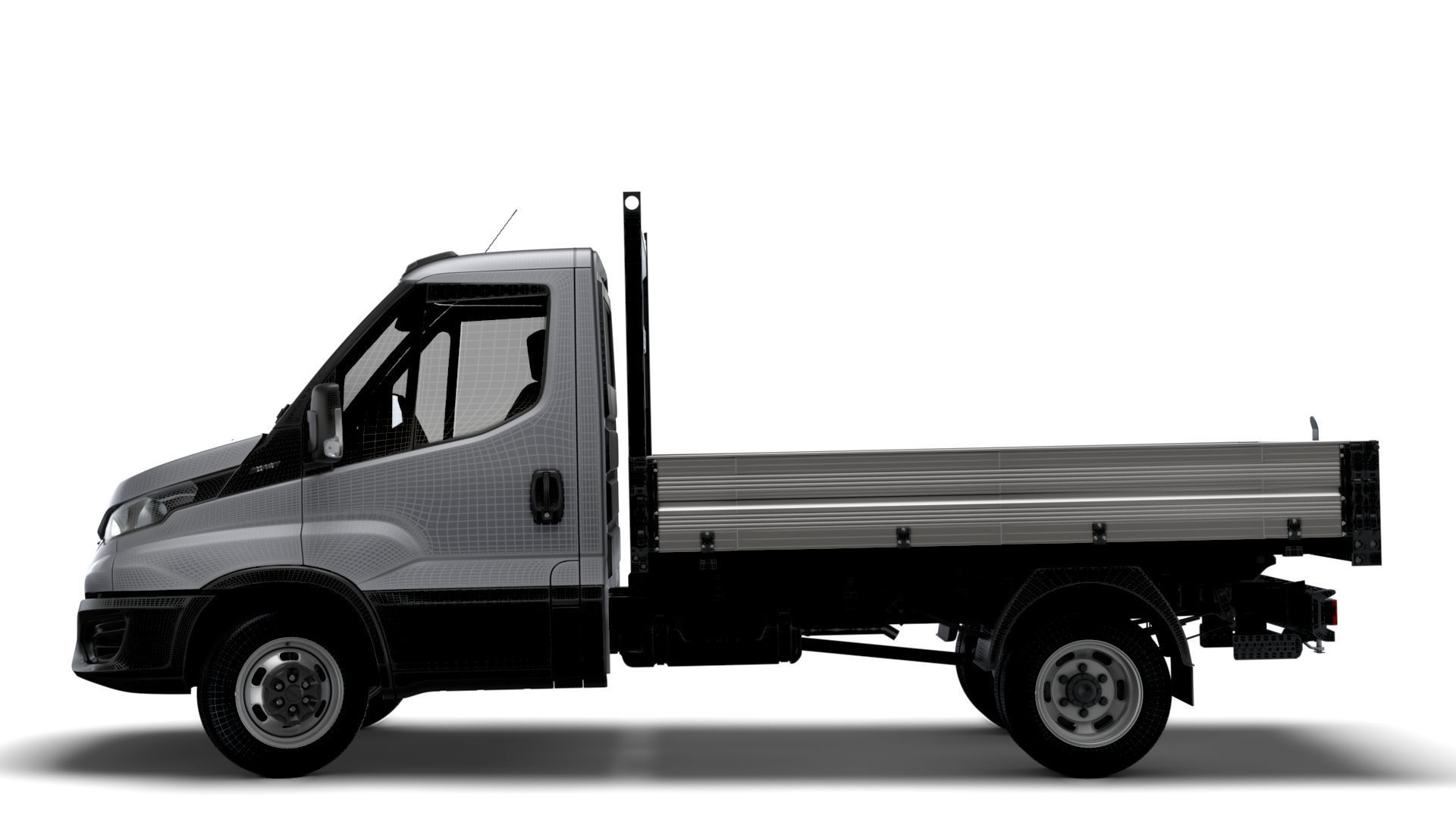 Iveco Daily Single Cab Tipper 2021 3D model | CGTrader