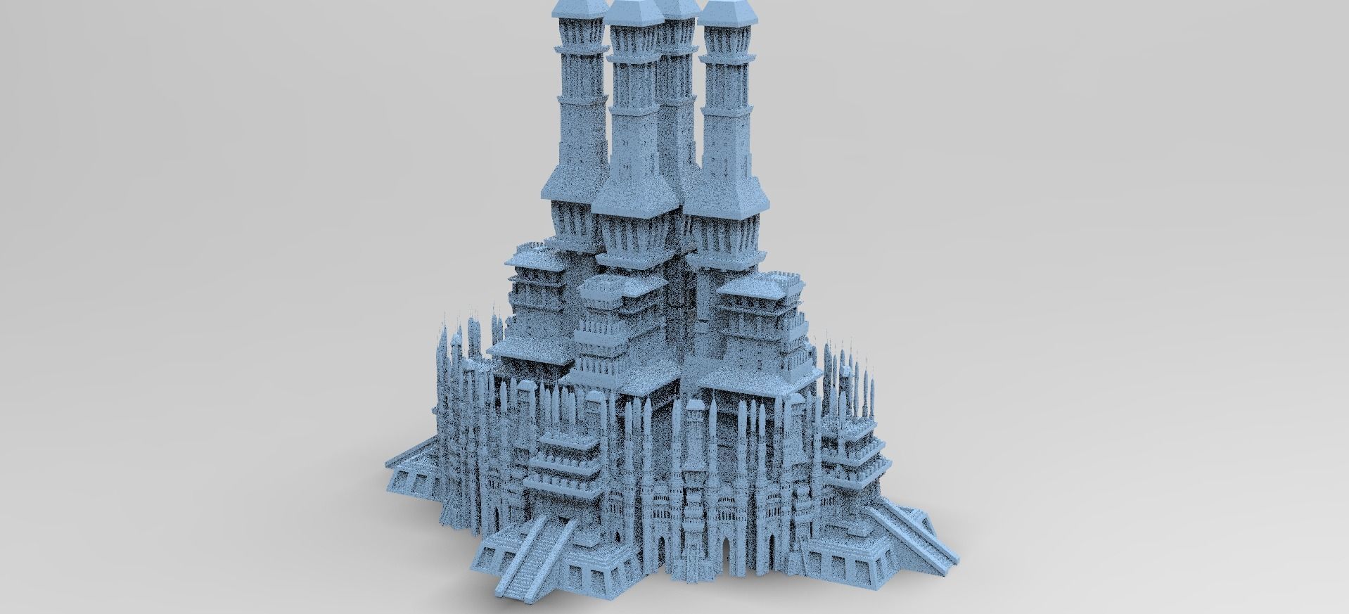 Ancient City Hyboria Walls 3 3D model | CGTrader