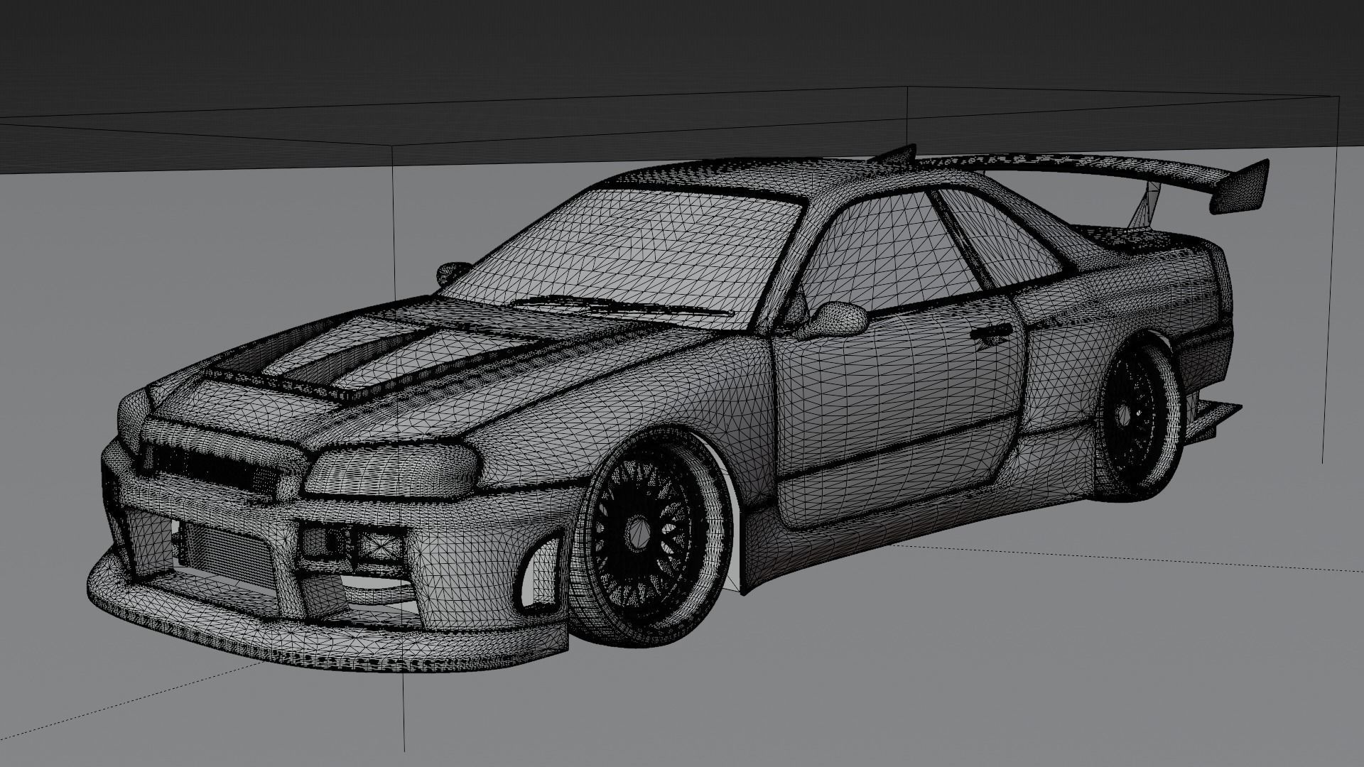 Nissan Skyline GT-R R34 3D model | CGTrader