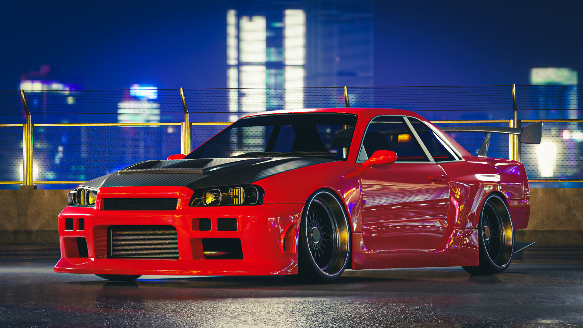 Nissan Skyline GT-R R34 3D model | CGTrader