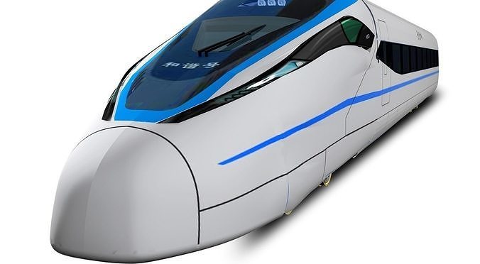 CRH 380D Locomotive 3D model animated | CGTrader