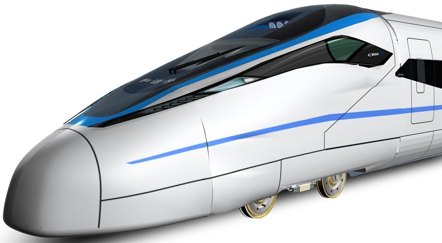 CRH 380D Locomotive 3D model animated | CGTrader