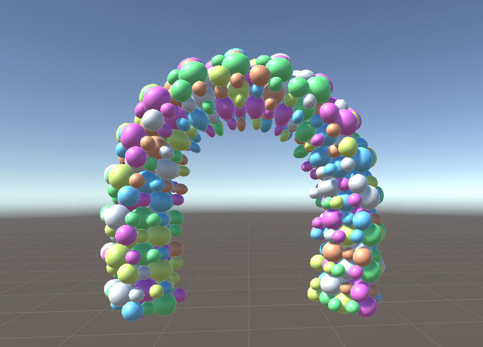 balloon gate 3D model | CGTrader