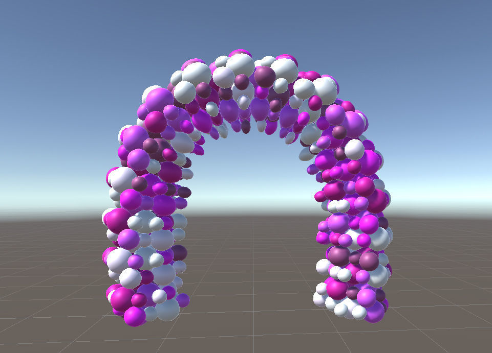 balloon gate 3D model | CGTrader