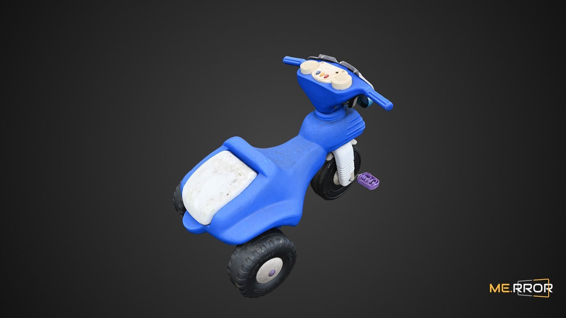 3D model Game Ready Blue Tricycle VR / AR / low-poly | CGTrader