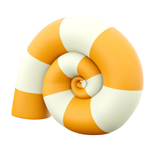 3d snail shells icon 3D model | CGTrader