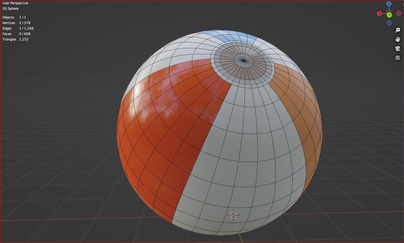 3d Beach ball icon 3D model | CGTrader