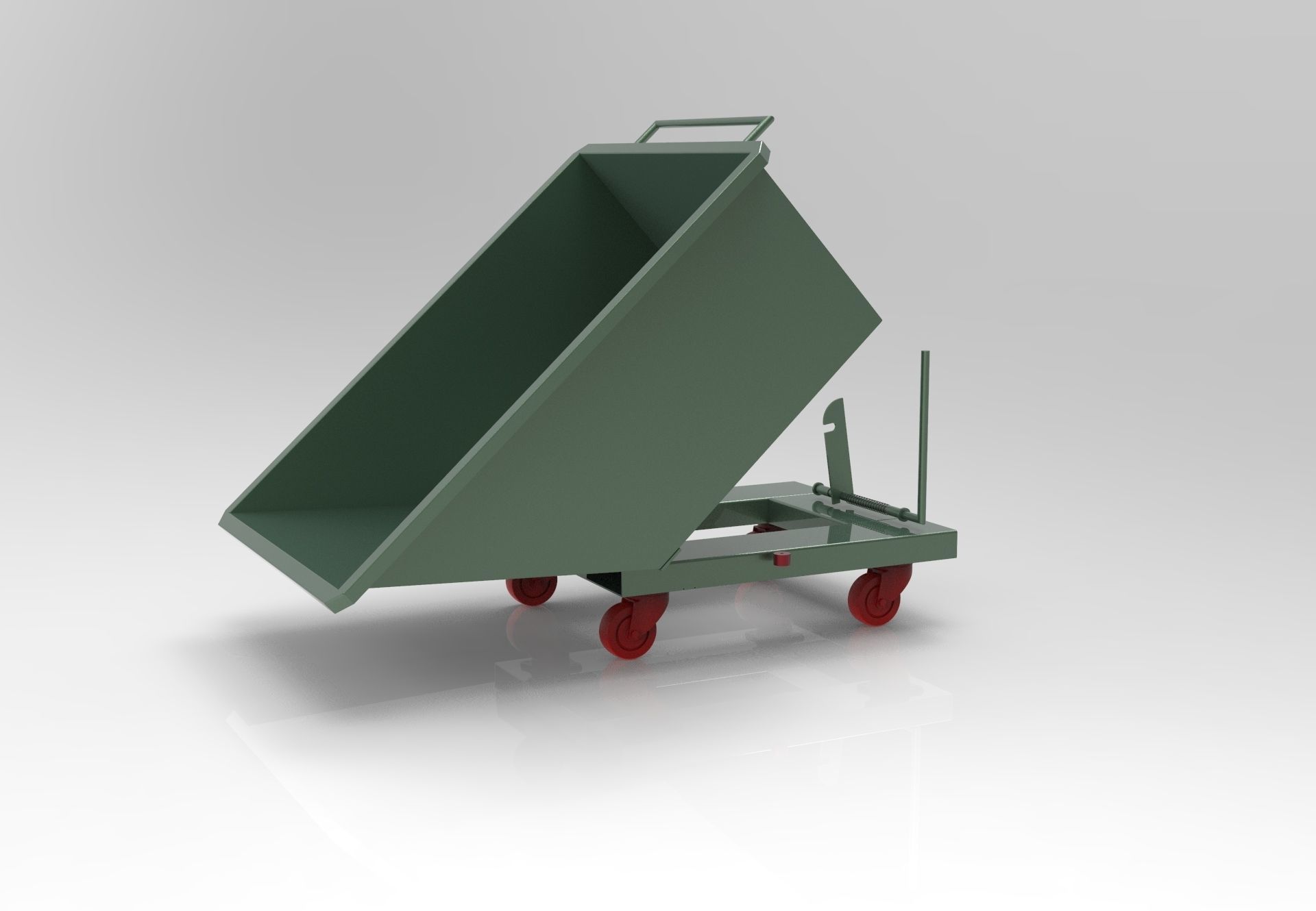 chips waste container 3D model | CGTrader