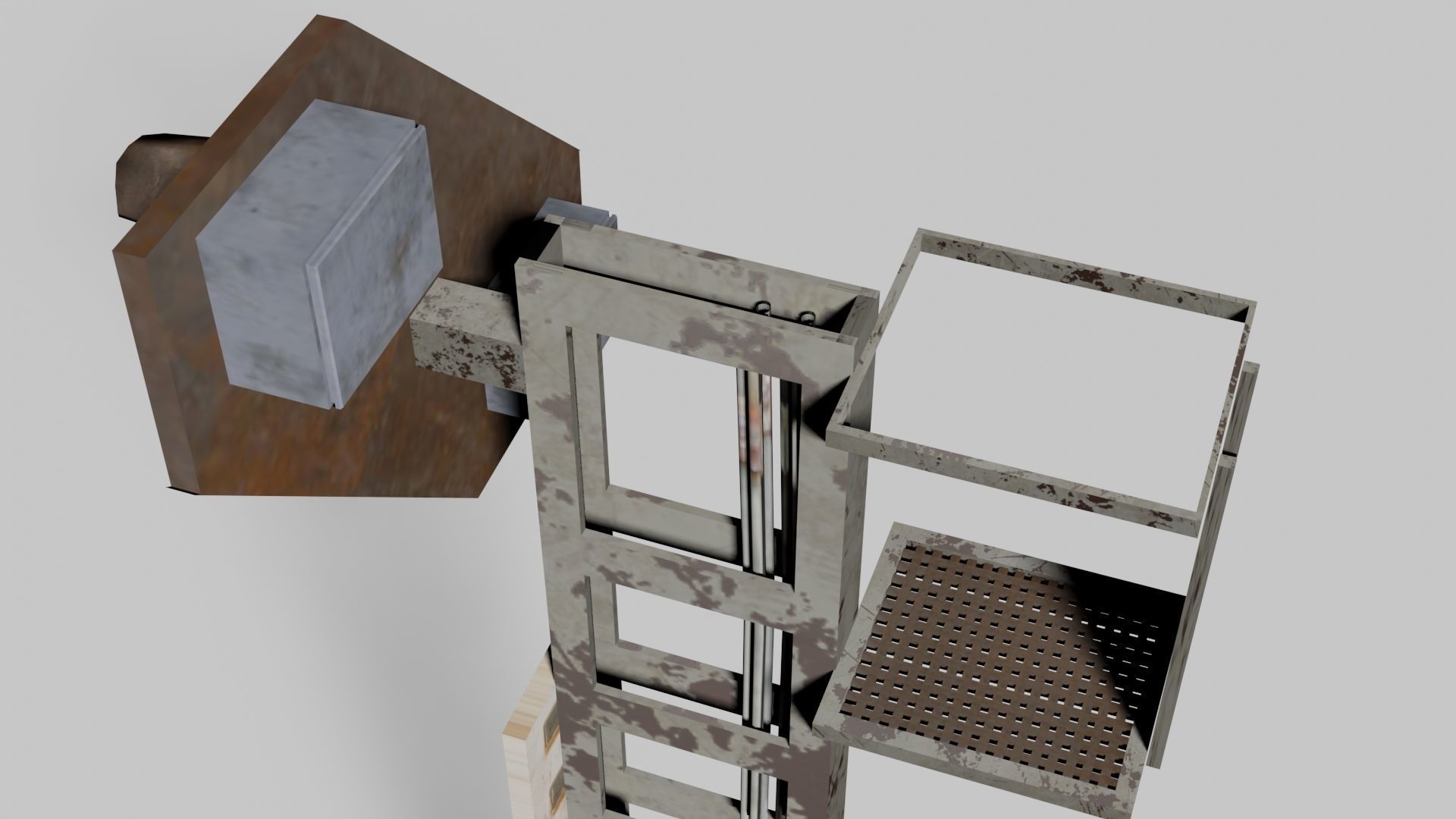 3D model Trackside distant signal VR / AR / low-poly | CGTrader