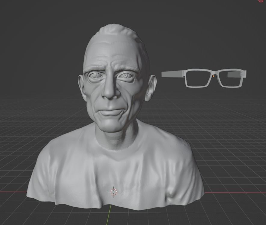 Chuck Palahniuk 3D model 3D printable | CGTrader