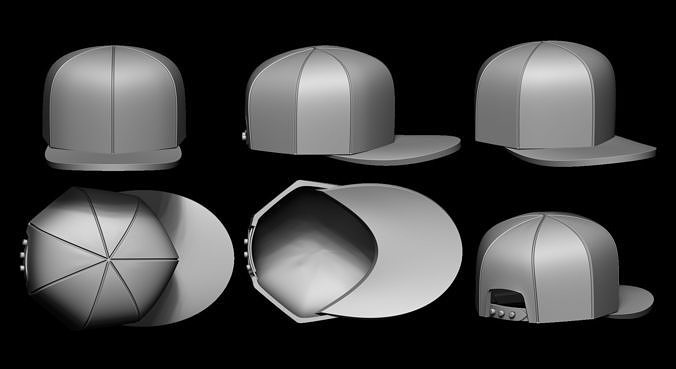 Peaked Cap 3D model 3D printable | CGTrader