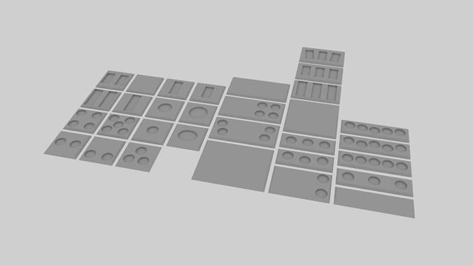 Epic Bases free 3D model 3D printable | CGTrader