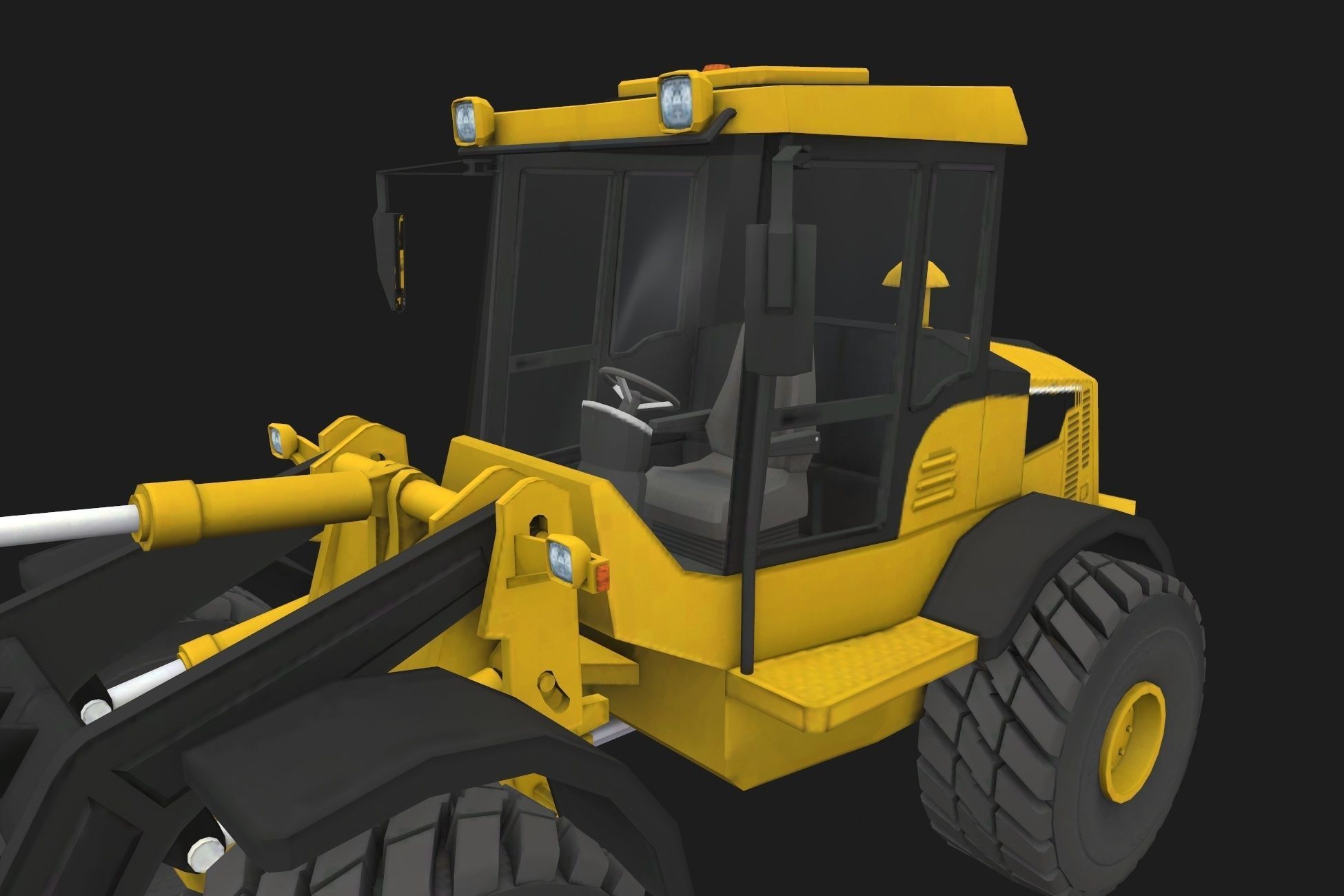 3D model Wheel Loader VR / AR / low-poly | CGTrader