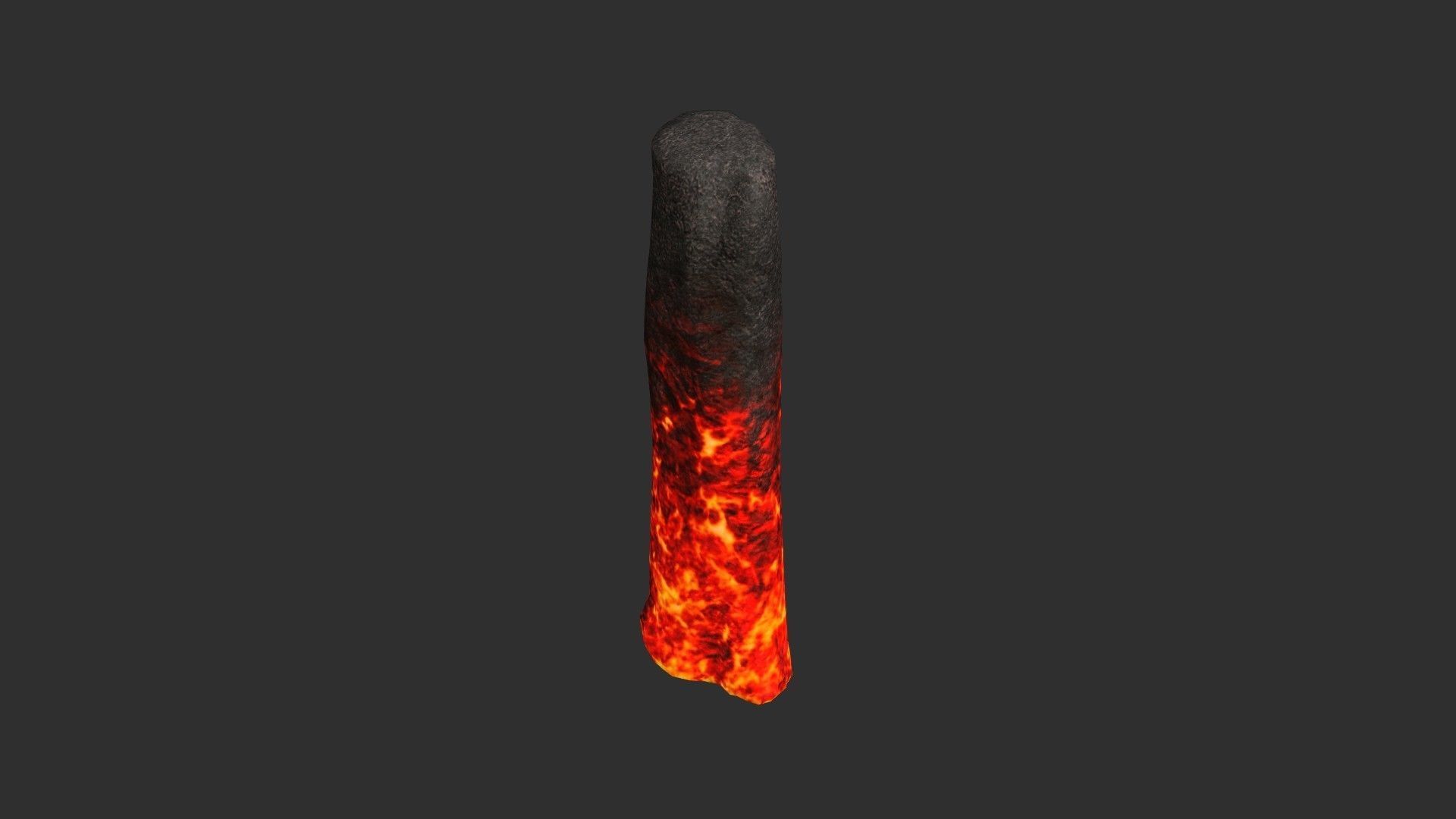 3D model Rock Pillars - Lava VR / AR / low-poly | CGTrader